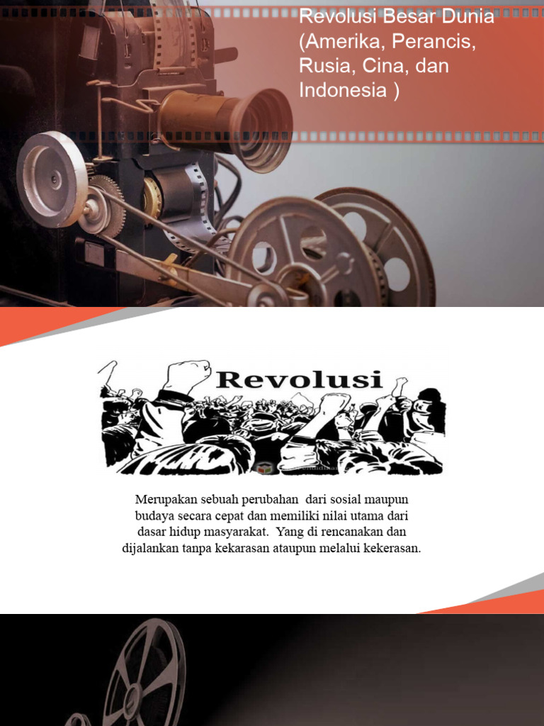 Revolusi Dunia: Amerika, Perancis, Rusia, Cina | PDF | Sejarah
