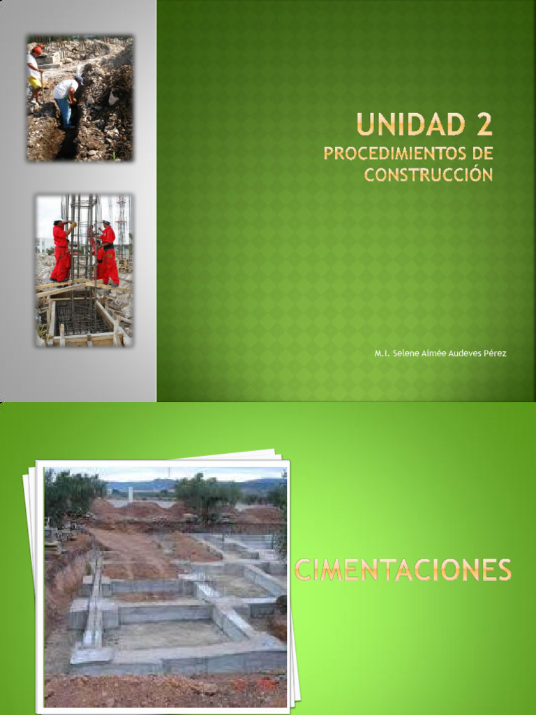 UNIDAD 2-Cimentaciones | PDF