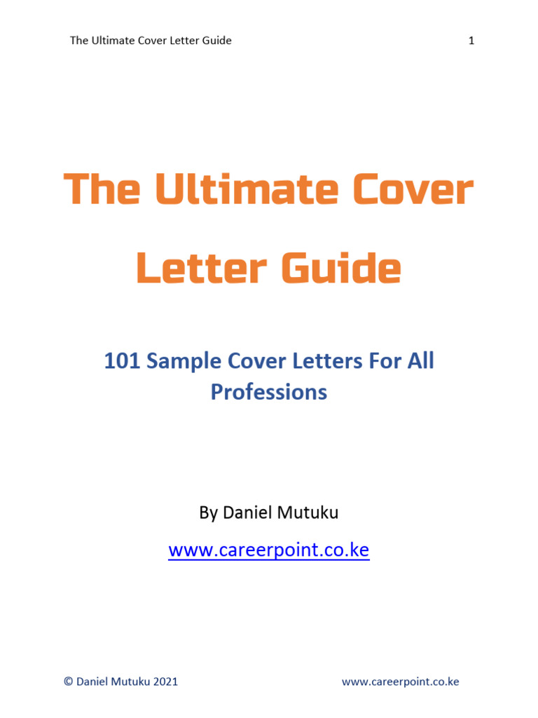 The Ultimate Cover Letter Guide | PDF | Business