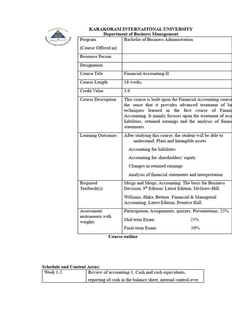 Financial Accounting 2 Pdf