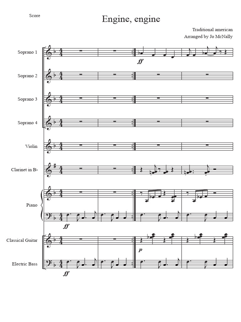 Engine, Engine +fitto - Score | PDF