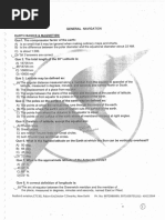 NAVIGATION 2023 DGCA Question Paper 01 | PDF | Compass | Physical ...