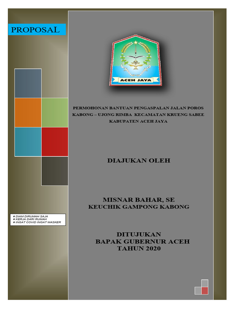CONTOH PROPOSAL JEMBATAN SAWANG LANGKEK | PDF
