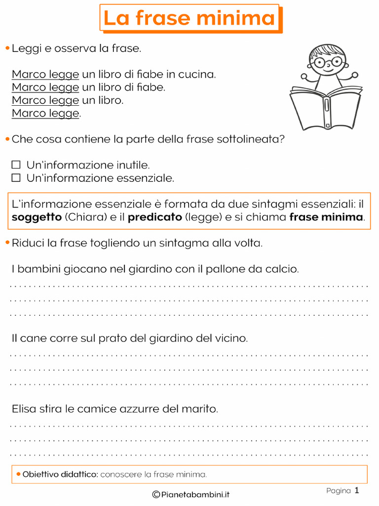 GRAMMATICA Frase-Minima | PDF