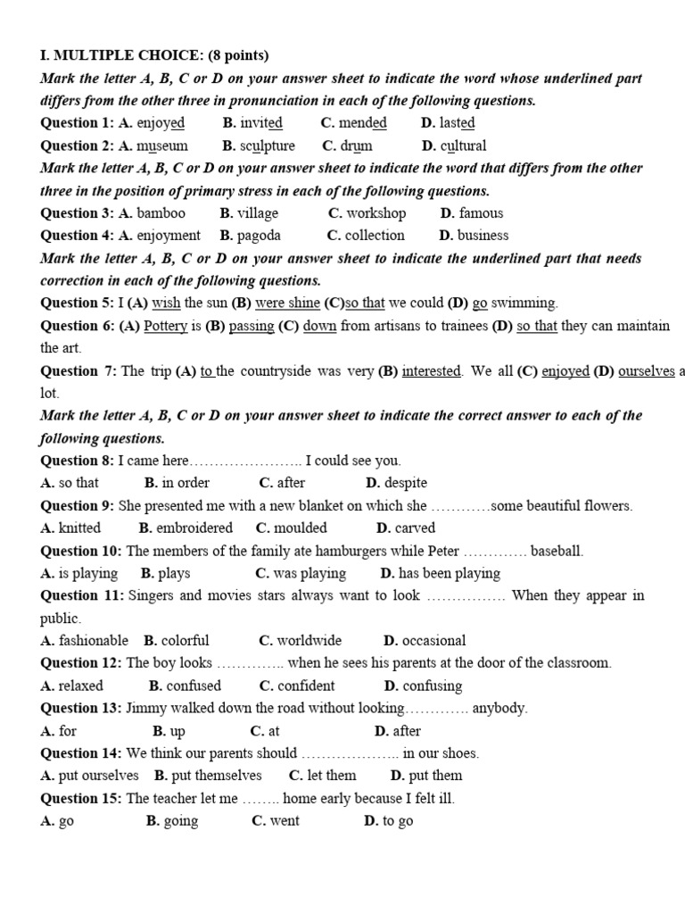 Grade 9 Midterm Pdf 