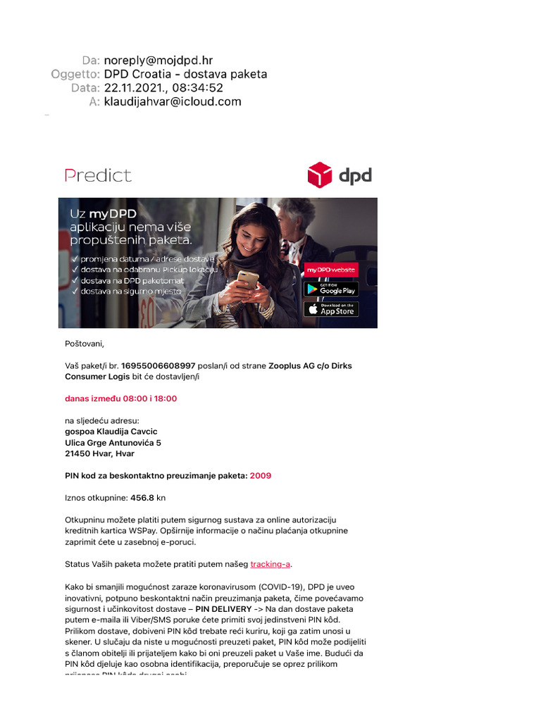 DPD Croatia - Dostava Paketa | PDF