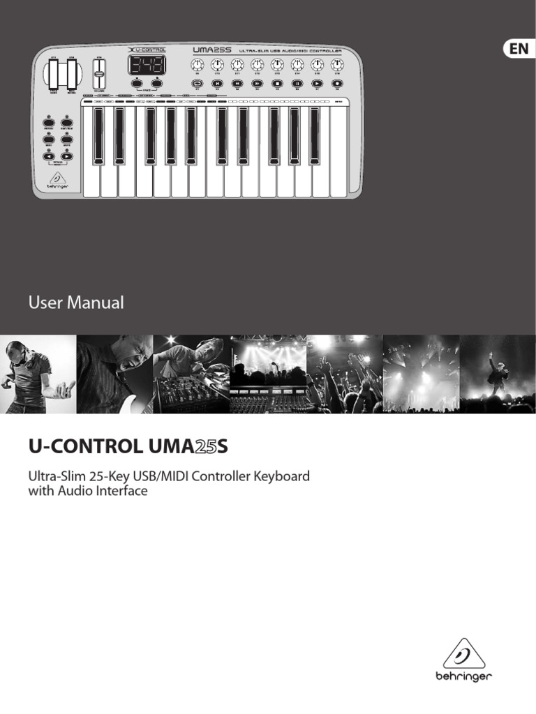 Behringer U-Control Uma S Uma25s | PDF | Usb | Operating System