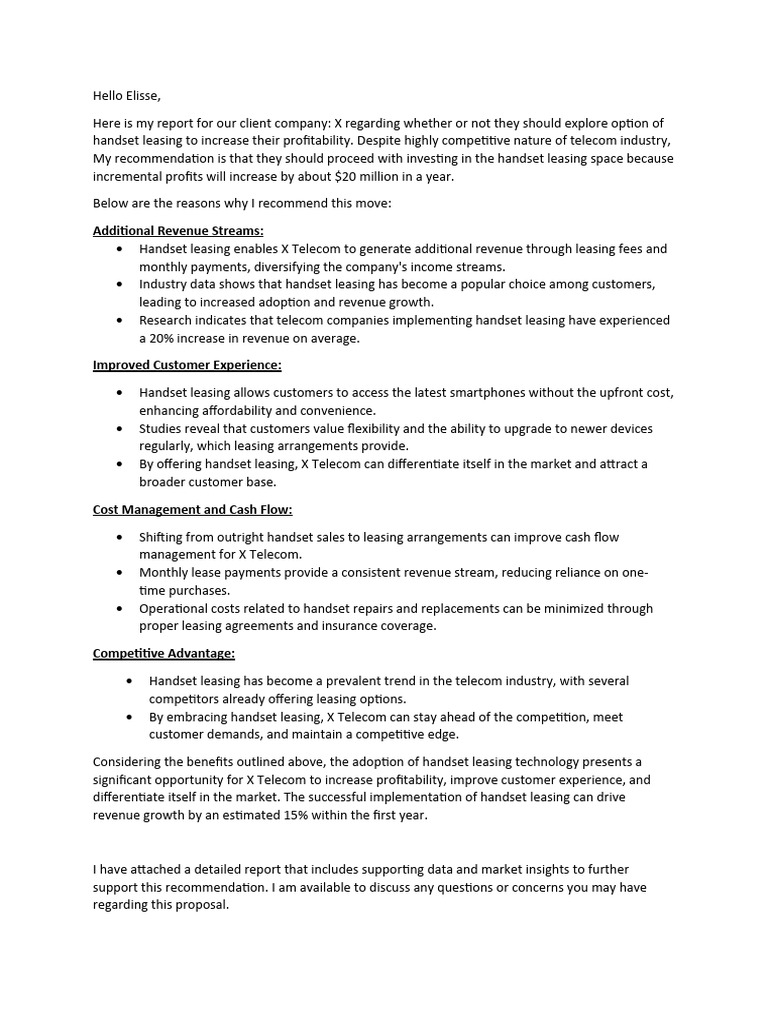 BCG Forage Task 1 Past Email Example | PDF | Business | Technology & Engineering