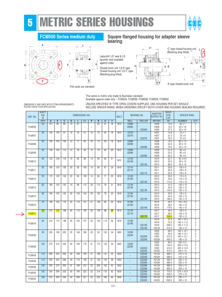 FCM Bearing | PDF