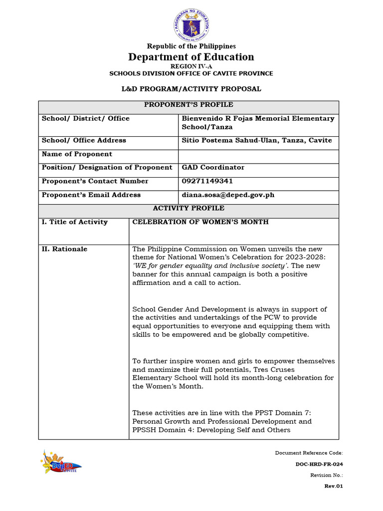 TRES CRUSES ES - GAD PROPOSAL Template | PDF
