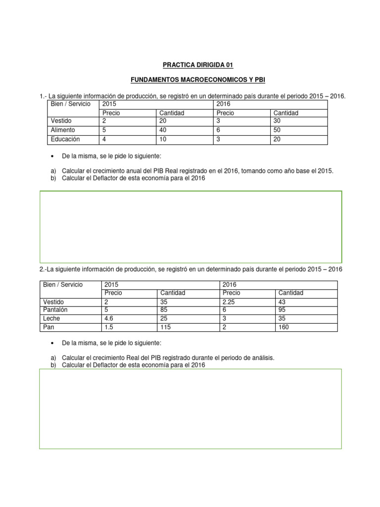 Practica Dirigida 01 | PDF