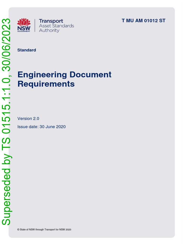Engineering Document Requirements: Standard | PDF
