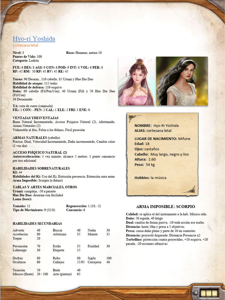 Hyo-Ri Yoshida - Escrita Nivel 3 | PDF | Arte