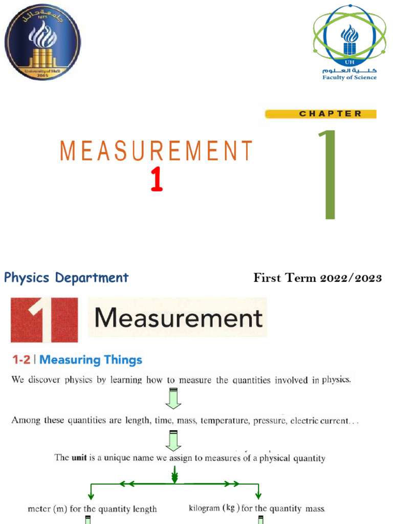 Chap 1 Measurement 1 | PDF