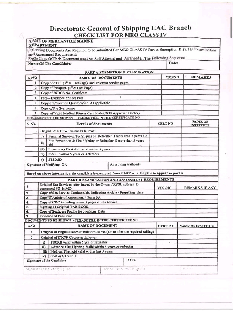 Meo Checklisty | PDF