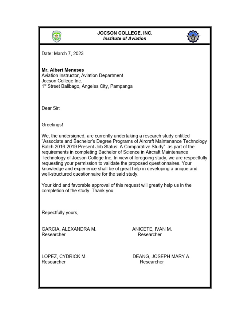Thesis Validation Letter | PDF