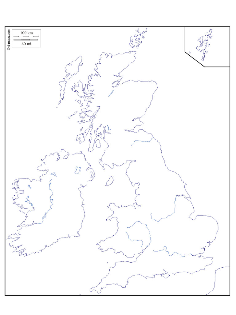 DCLE - Unit 1 - UK Map For Practice | PDF