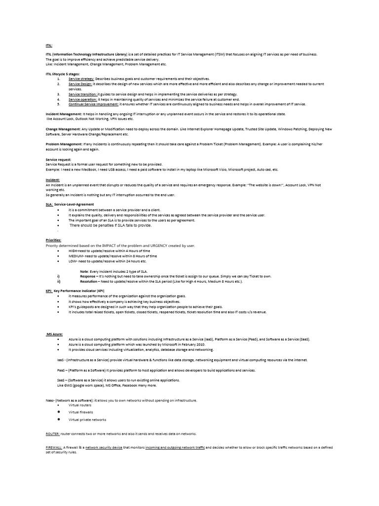 ITIL & Cloud Solutions for IT Pros | PDF | Active Directory | Microsoft ...