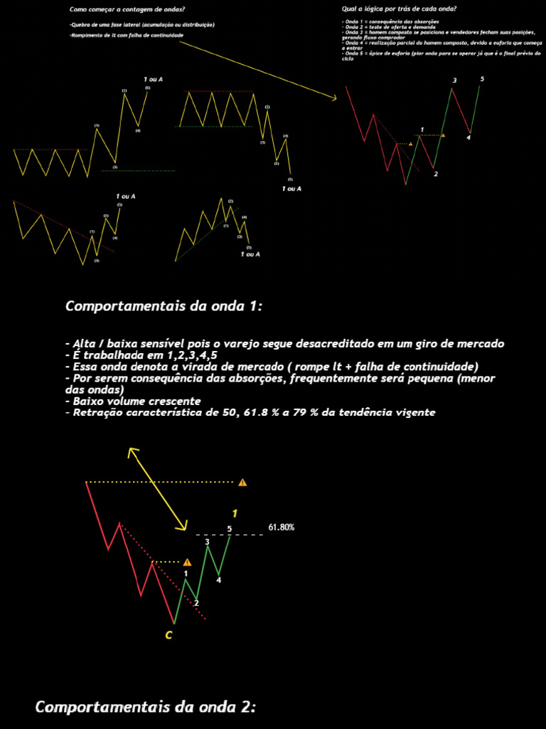 Resumo Cairo Trader - Aulas VDM Sobre Elliott - 6 de Dezembro | PDF