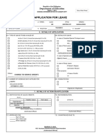 Leave Application Form for 2025 | PDF