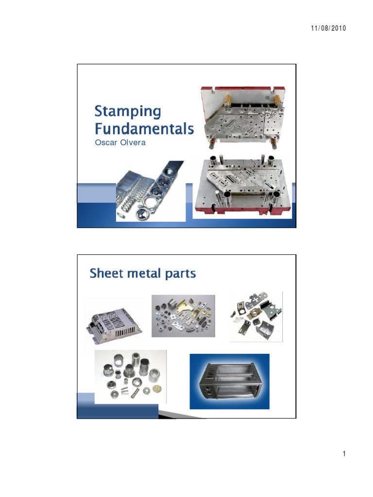 Bypass Notches in Stamping Dies | PDF | Sheet Metal | Metalworking