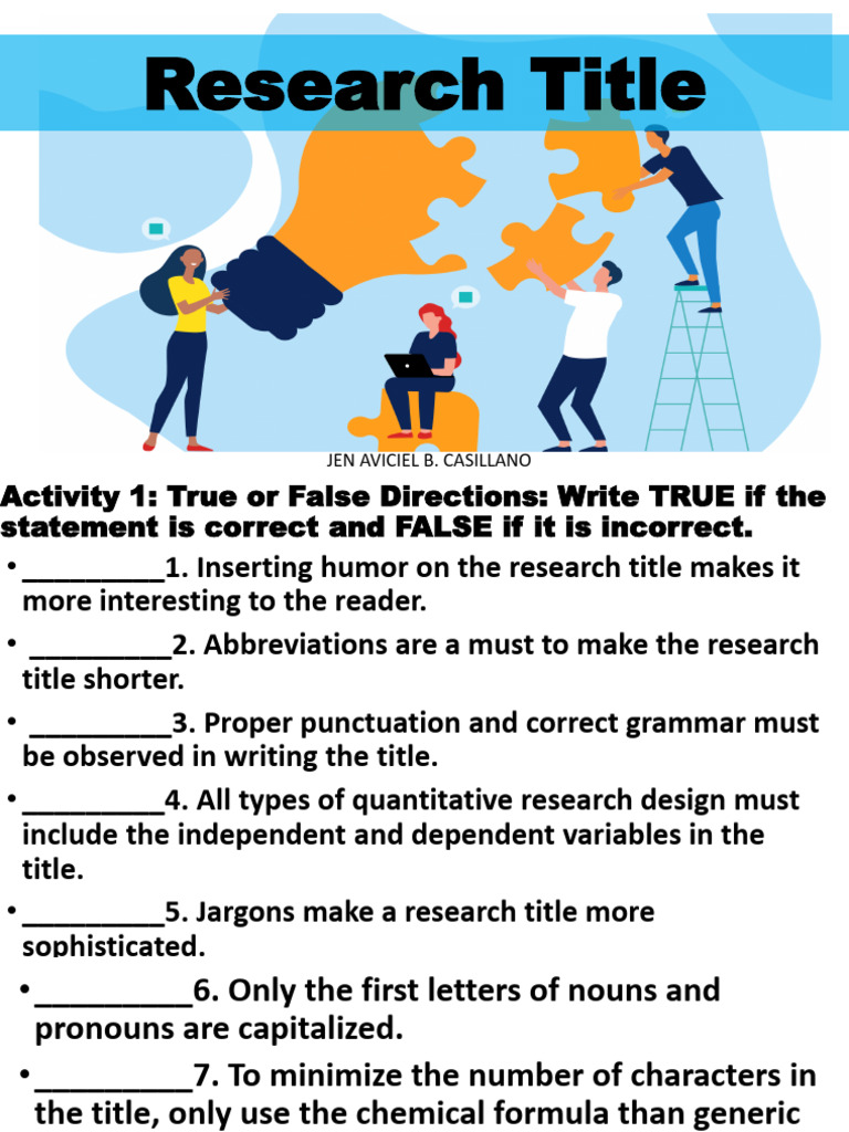 Research-Title 123120 | PDF