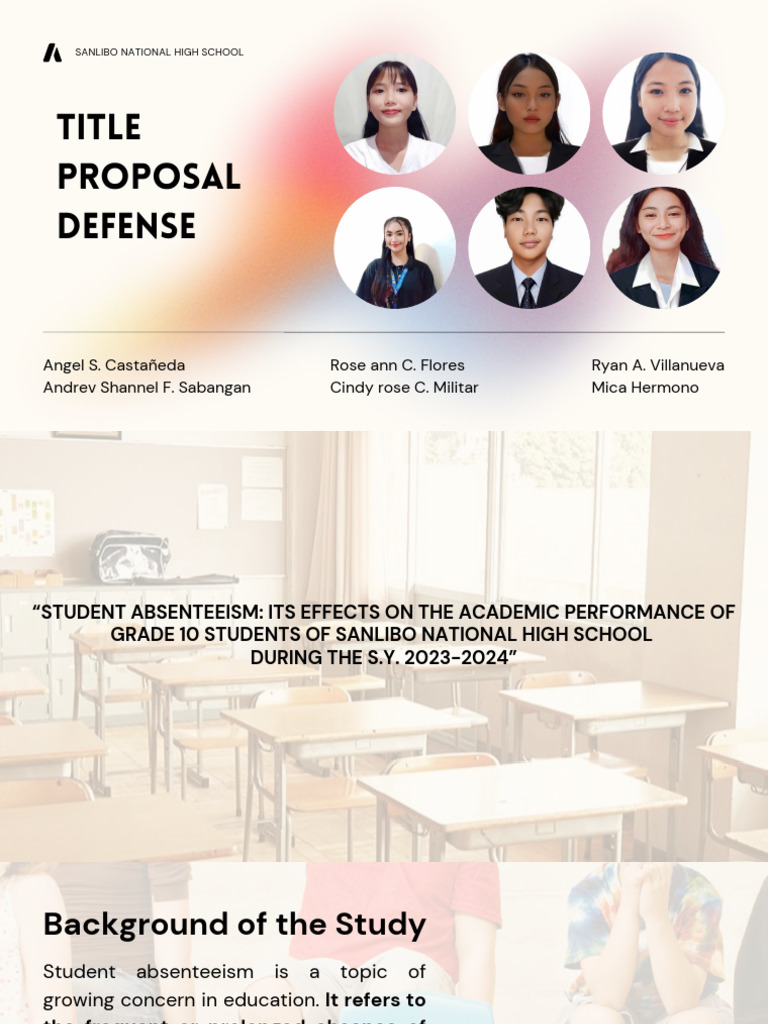 Title Proposal Defense | PDF