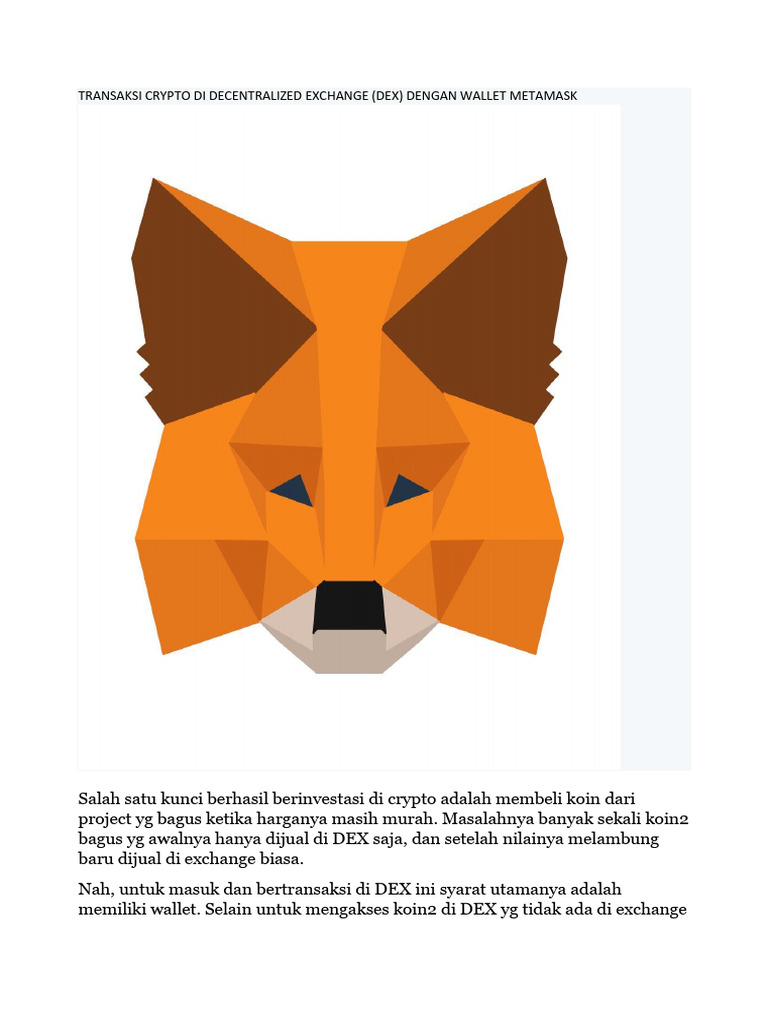 Transakasi Di DEX | PDF