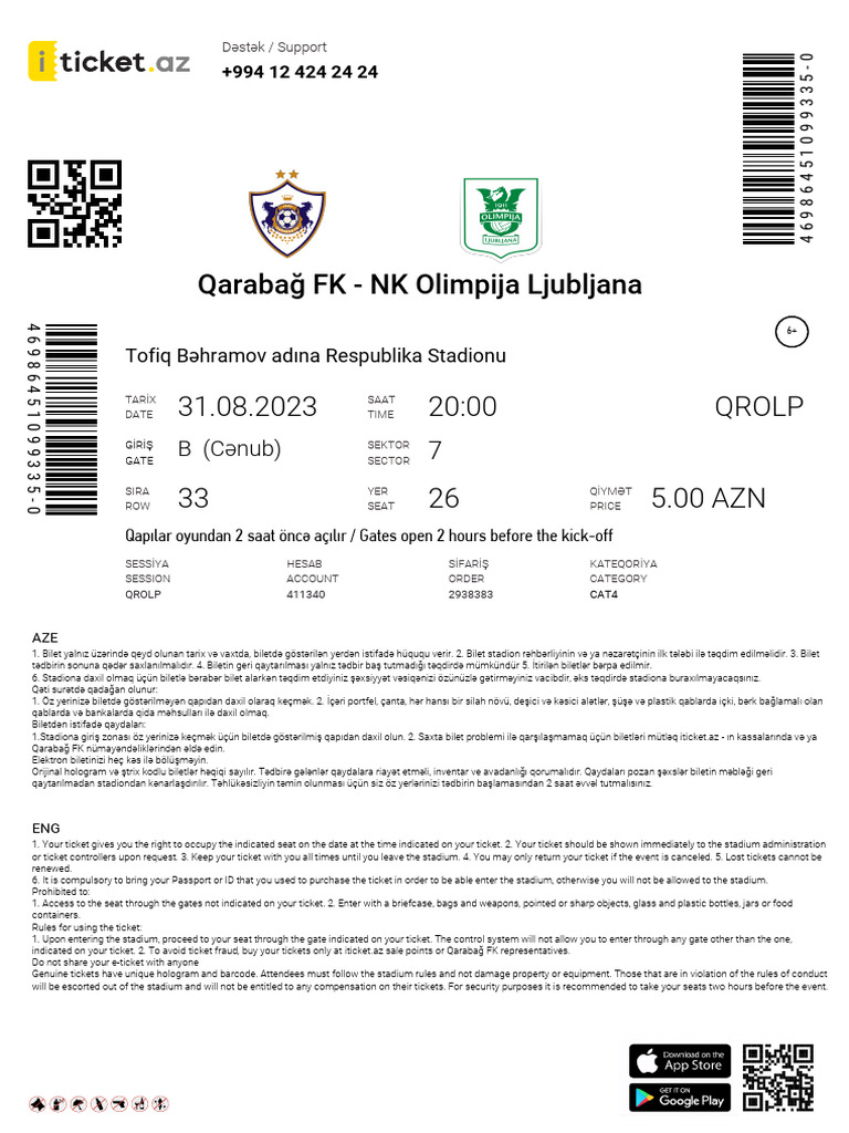 Iticket - AZ Order 2938383 10894928 | PDF