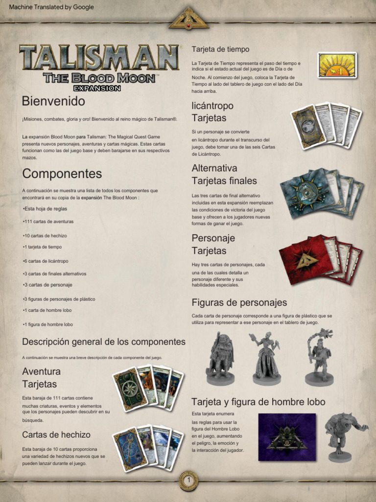 Talisman BloodMoon Rules | PDF