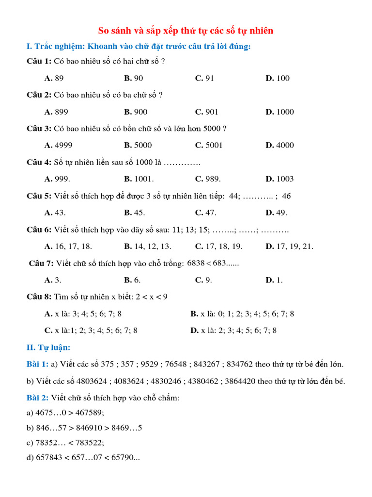 bai-tap-so-sanh-va-sap-xep-thu-tu-cac-so-tu-nhien-lop-4-co-loi-giai | PDF