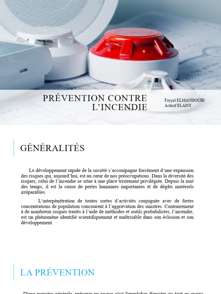 Prévention et lutte contre l'incendie | PDF | La combustion | Feu