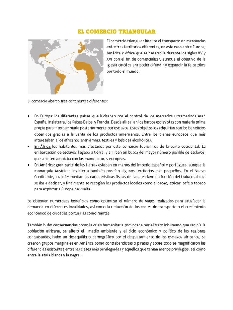 Comercio Triangular | PDF