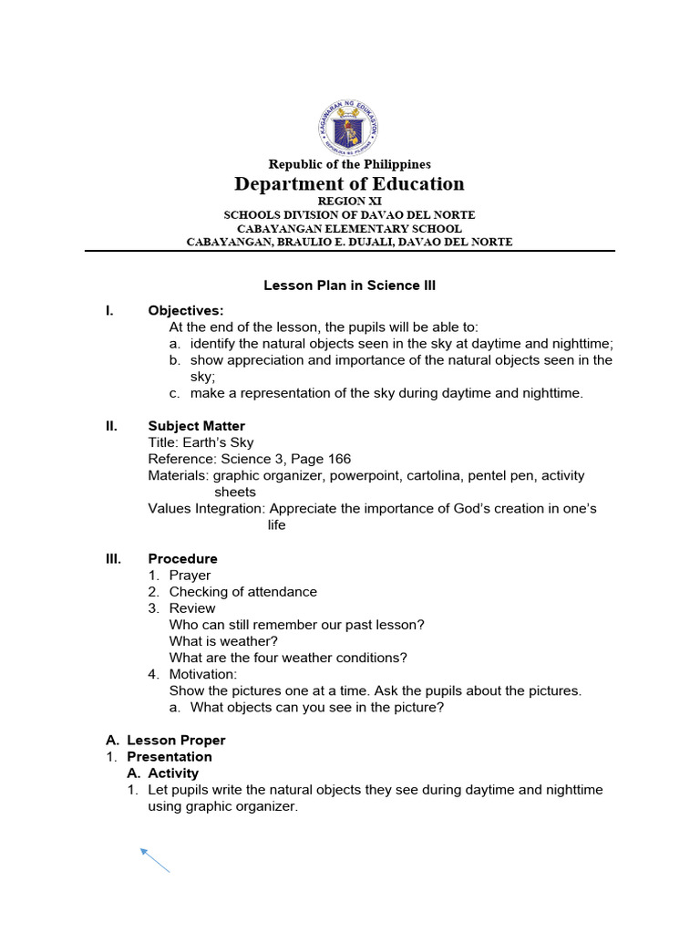 COT 2023 Lesson Plan in Science III | PDF