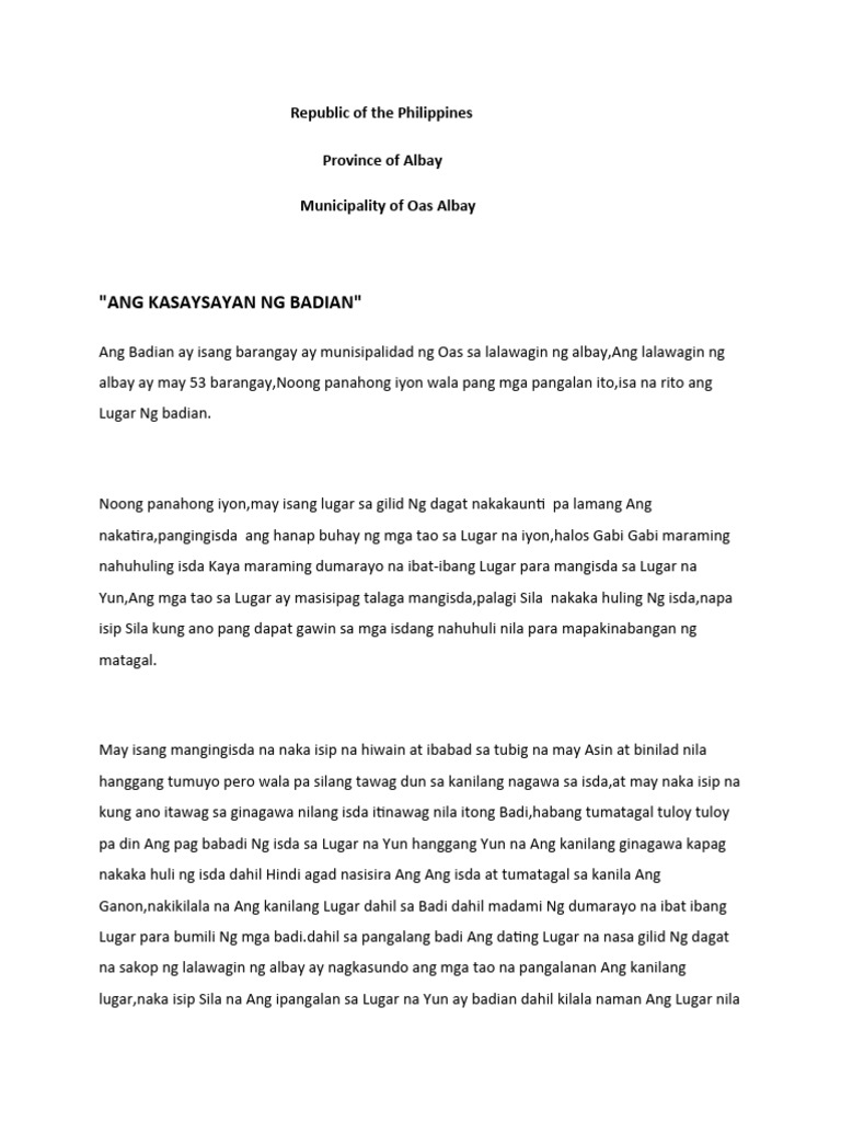 ANG KASAYSAYAN-WPS Office | PDF