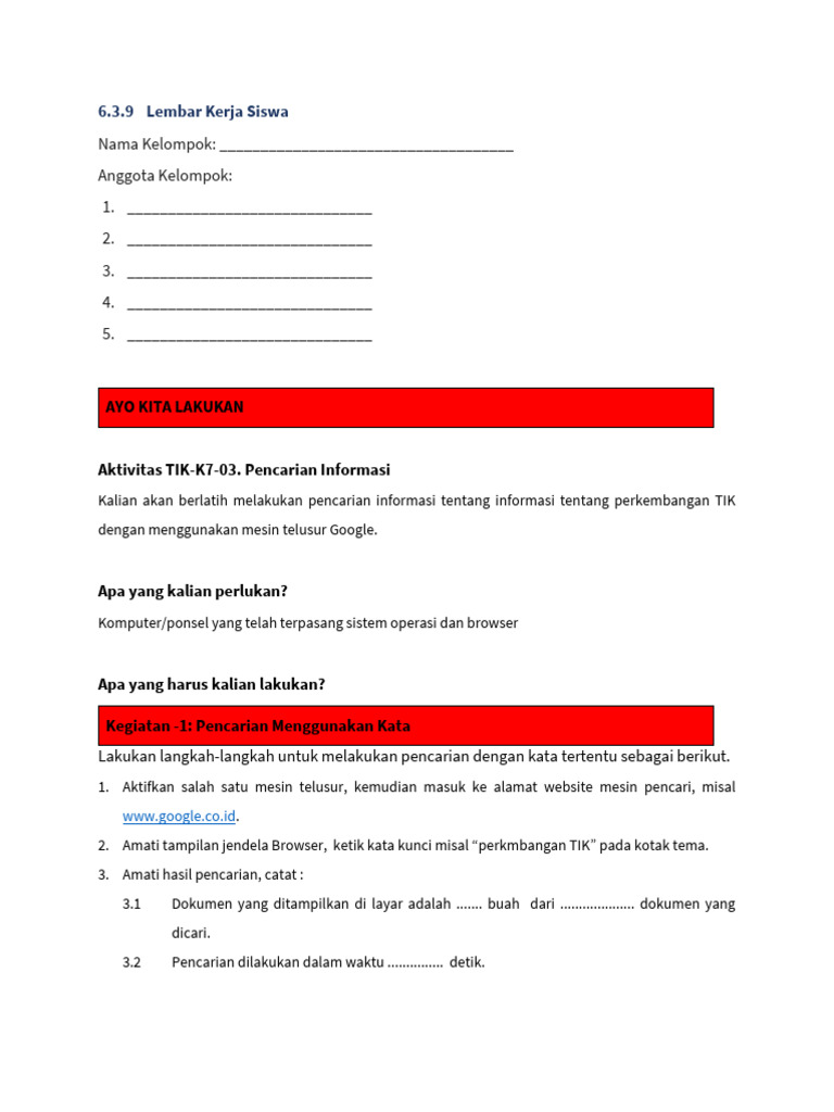 LKS - Peramban Web Dan Mesin Telusur | PDF