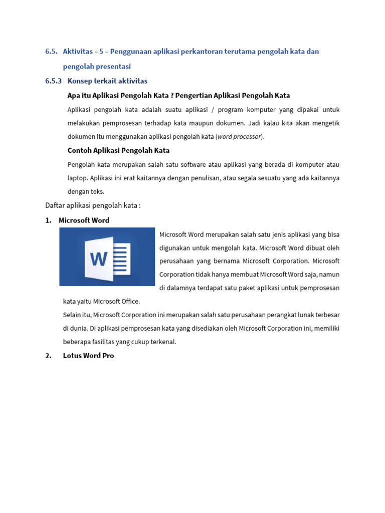 5. Referensi Materi_Penggunaan Aplikasi Perkantoran (Pengolah Kata dan ...