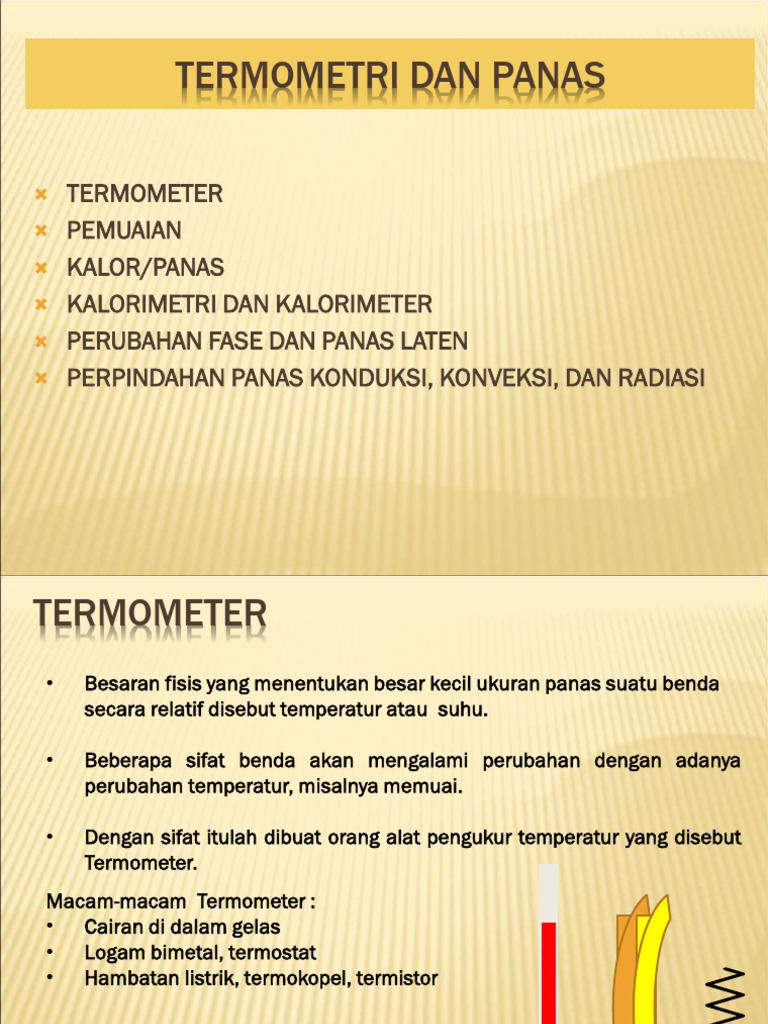 4 Termometri Dan Panas | PDF
