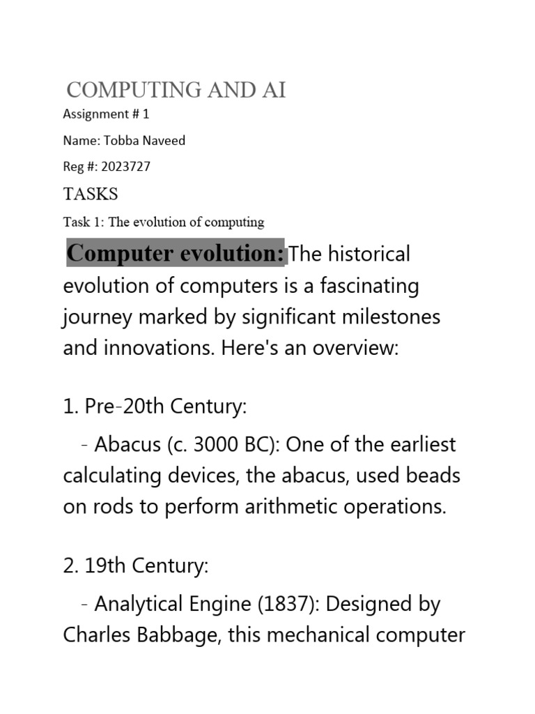 CS 101 ASSIGNMENT | PDF