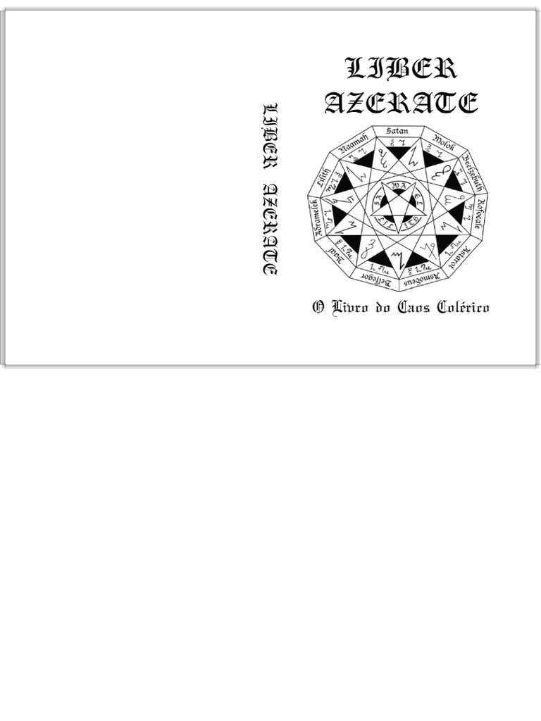 LIBER AZERATE. O Livro do Caos Colérico - PDF Free Download | PDF LIBER AZERATE. O Livro do Caos Colérico - PDF Free Download | PDF