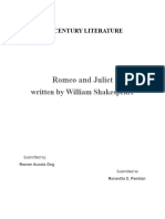 Character Playlists for Romeo & Juliet | PDF | Characters In Romeo And ...
