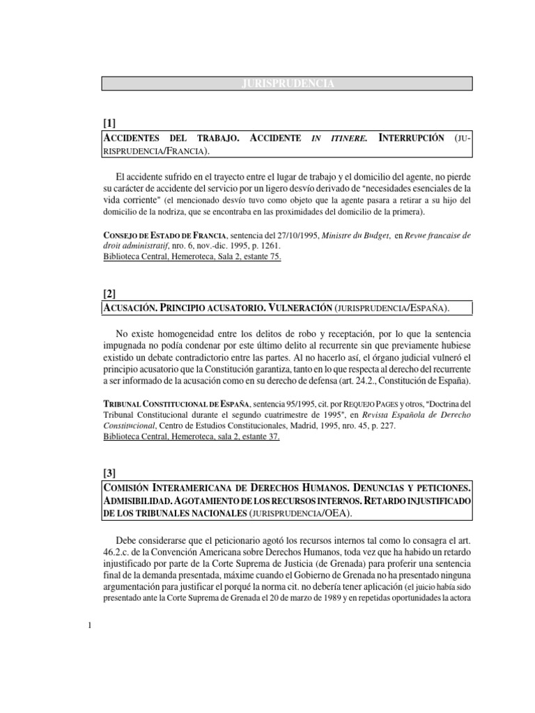 Revista Investigaciones CSJN 1996 - 1 | PDF