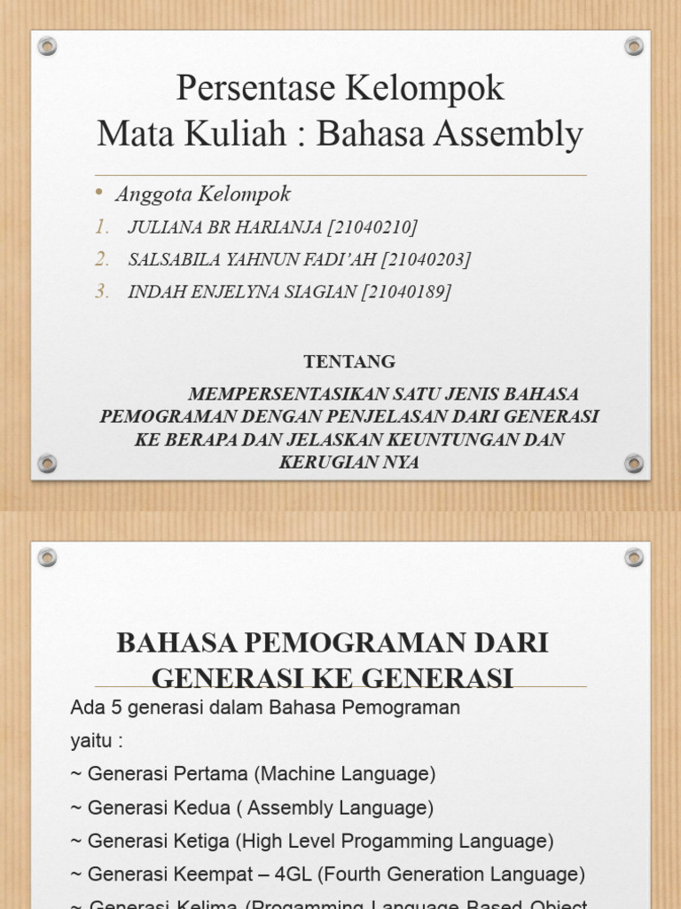 Bahasa Assembly | PDF