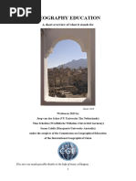Geoliteracy Letter | PDF | Geography | Literacy