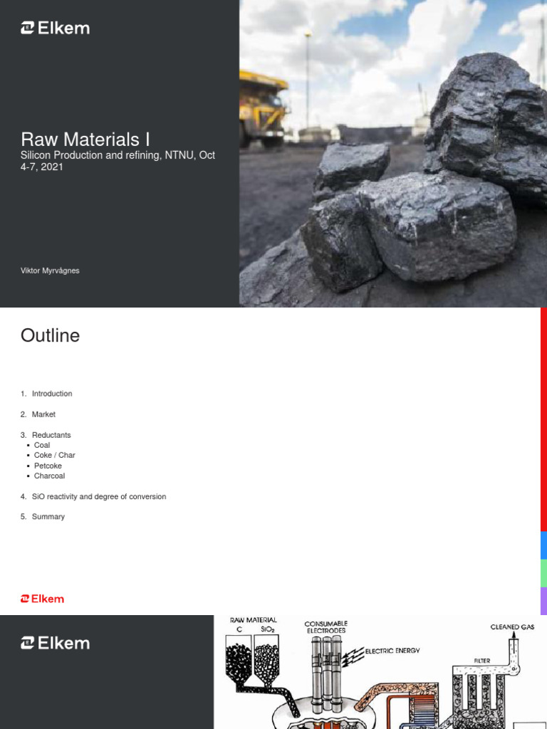 Raw Materials I | PDF | Coal | Silicon Dioxide