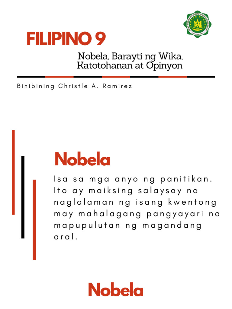 Grade 9 Lesson 2 | PDF