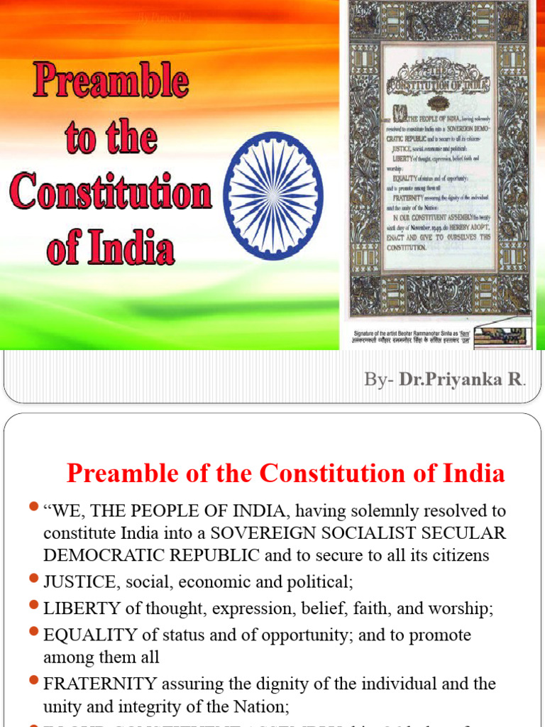 Preamble | PDF | Political Science | Justice