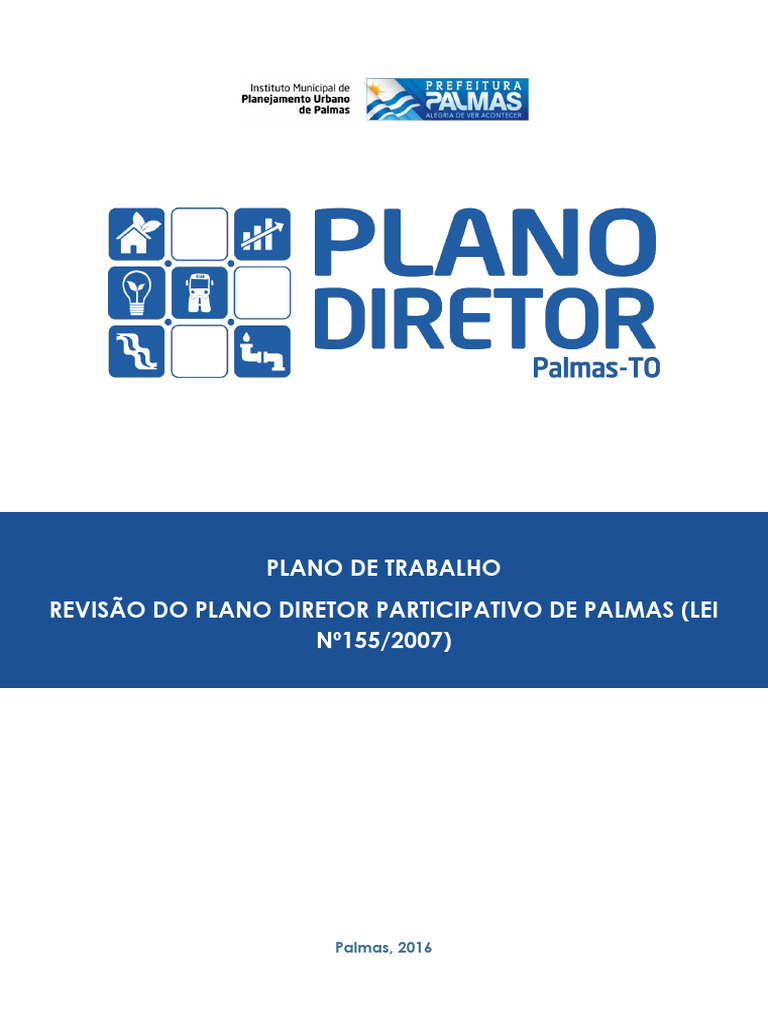 PLANO DIRETOR DE PALMAS - PDF 1 | PDF