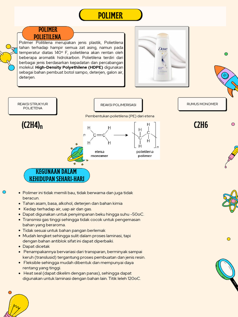 Polimer & Monomer | PDF | Memasak, Makanan, & Anggur