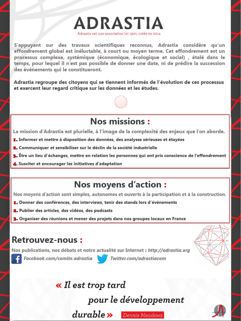Adrastia : Informer sur l'effondrement global | PDF